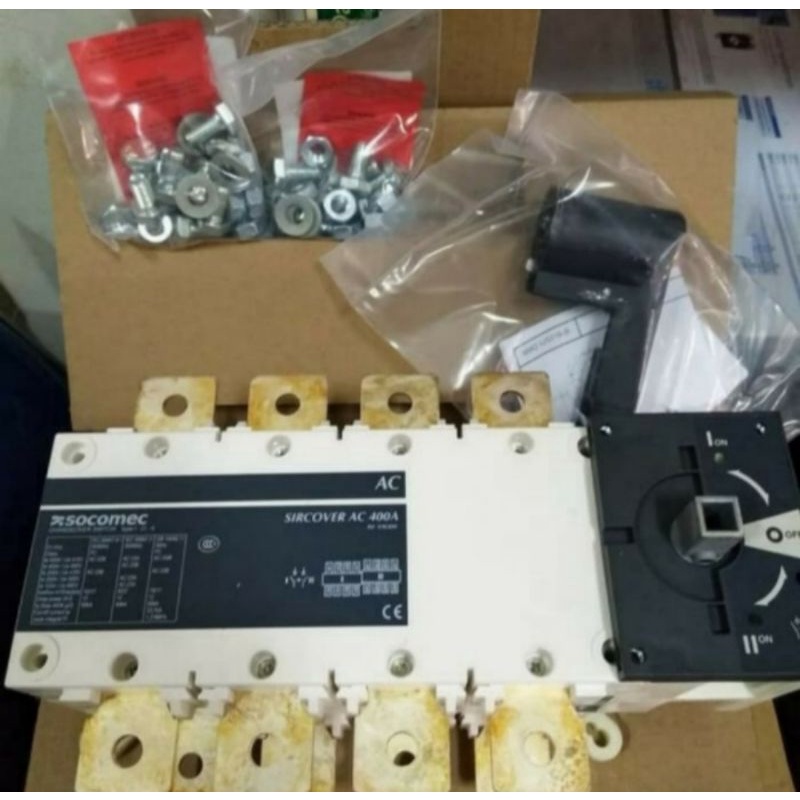 Jual Ohm Saklar Socomec Sircover COS 4p 400A . Change Over Switch. On Off On. Switch PLN ke ...