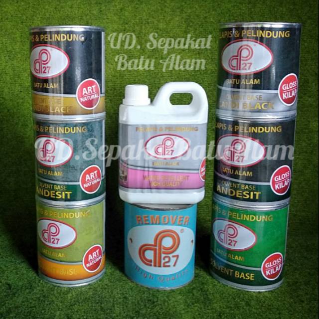 Jual Cat Coating Vernis CP27 Pelapis Batu Alam 1kg | Shopee Indonesia