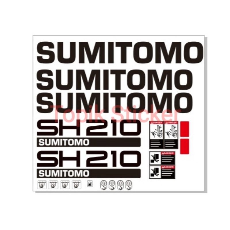 Jual Stiker Excavator SUMITOMO SH 210-5, Stiker Alat Berat | Shopee ...