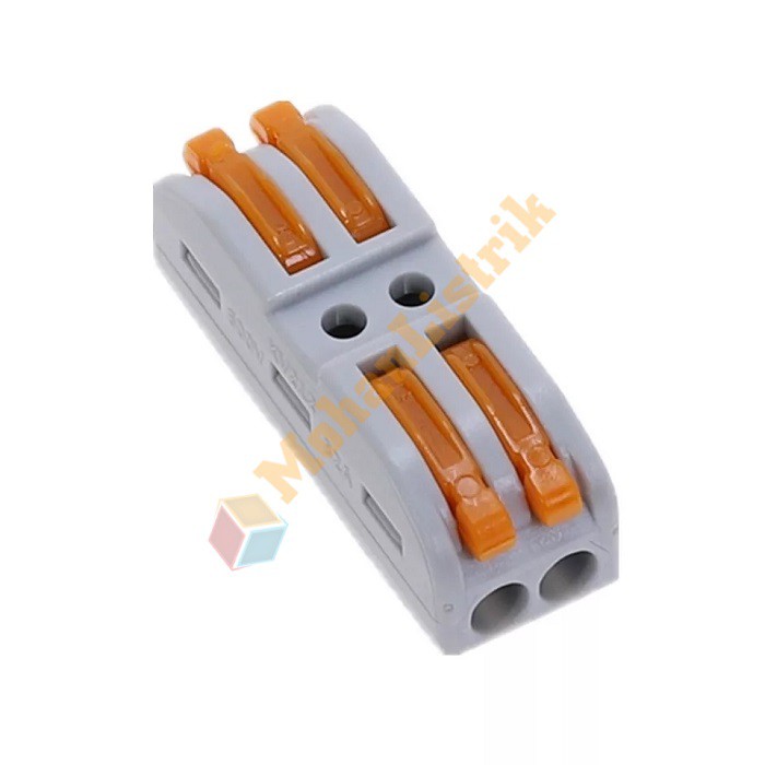 Jual Terminal Kabel Konektor Blok Wago 2x2 3x3 Jepit Lurus Sambung Kabel - 3x3 | Shopee Indonesia
