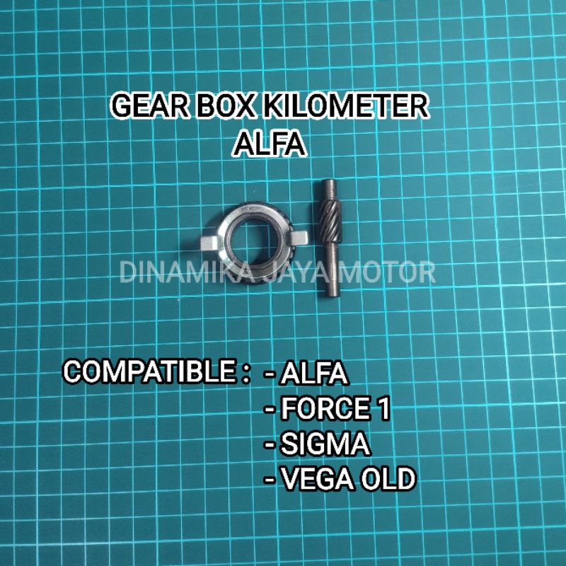 Jual GIGI SPEEDOMETER GEAR BOX KILOMETER ALFA FORCE 1 SIGMA VEGA OLD ...