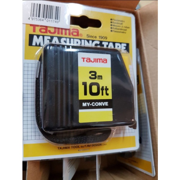 Jual TAJIMA MY - CONVE 3 meter Meteran Roll 10ft - Measuring Tape Japan | Shopee Indonesia