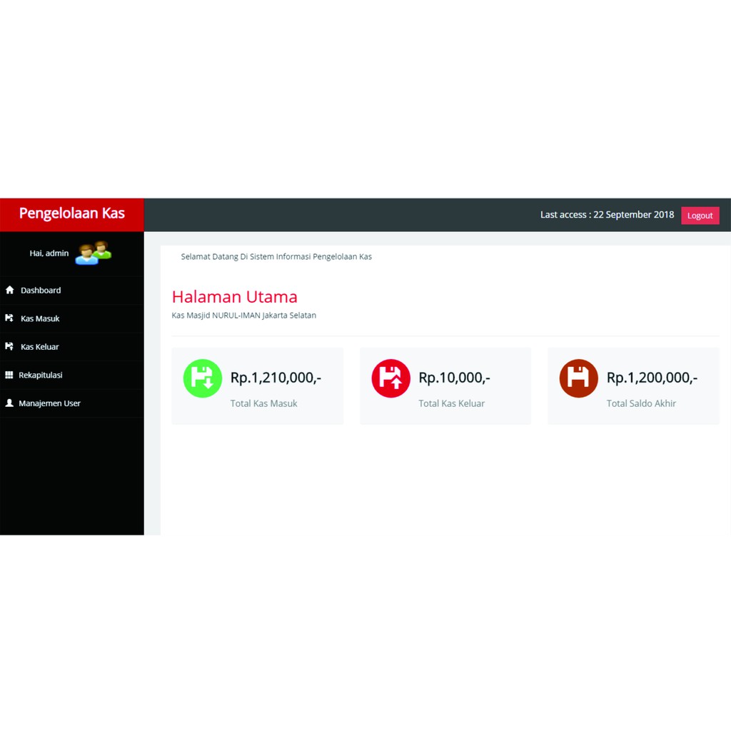 Jual Aplikasi Pengelolaan KAS dengan php mysqli dan bootstrap | Shopee Indonesia