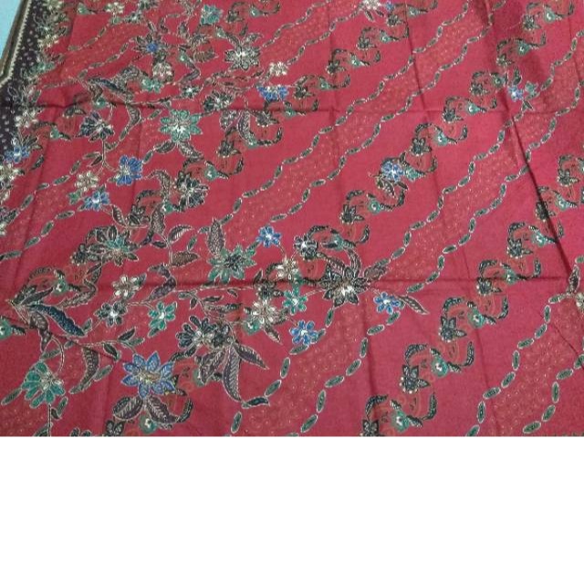Jual Kain batik jarik hitam manis tanaman rambat merah | Shopee Indonesia