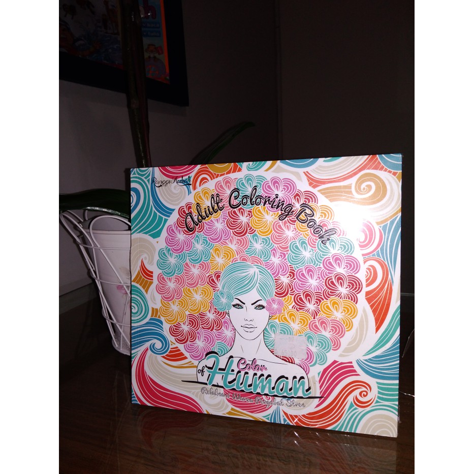 Jual ADULT COLORING BOOK : COLOR OF HUMAN | Shopee Indonesia