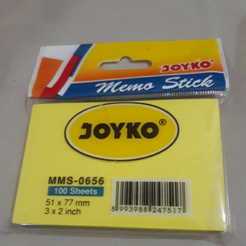 Jual KERTAS NOTE STICKY NOTE 75x75 mm ,76x 101mm 100 SHEET NEON COLOR ...