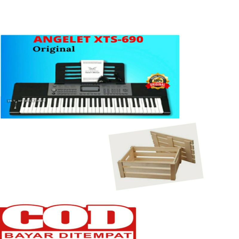 Jual Keyboard Angelet XTS-690 Original organ | Shopee Indonesia