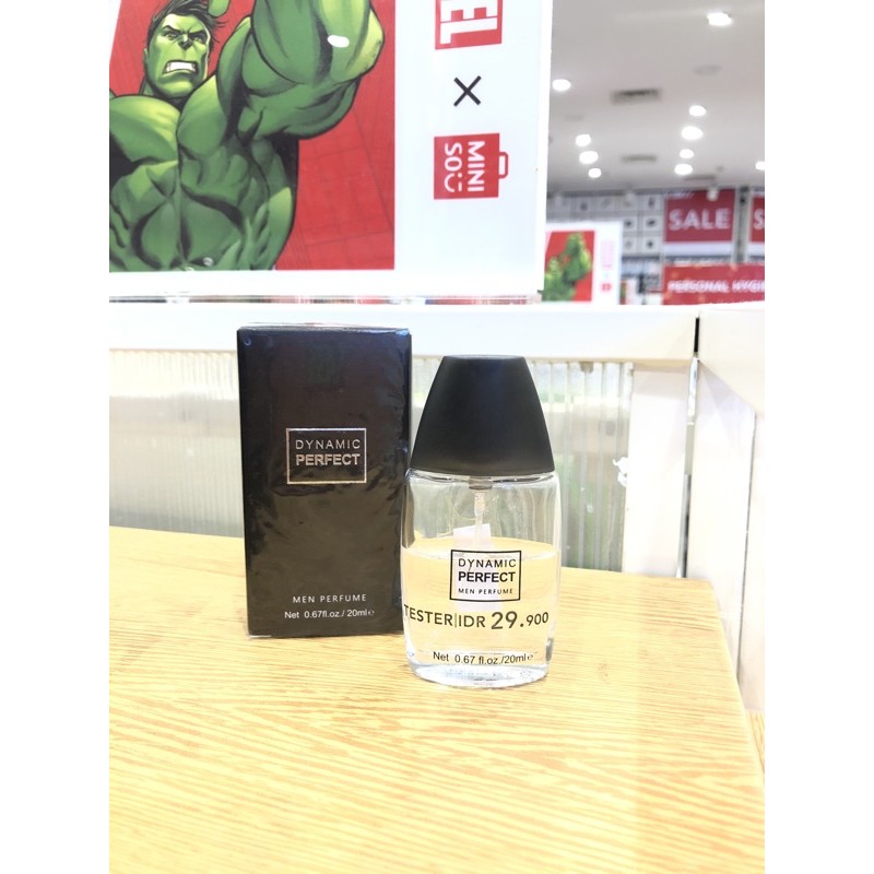 Jual PARFUM MINISO DYNAMIC PERFECT PERFUME MEN'S 20ml | Shopee Indonesia