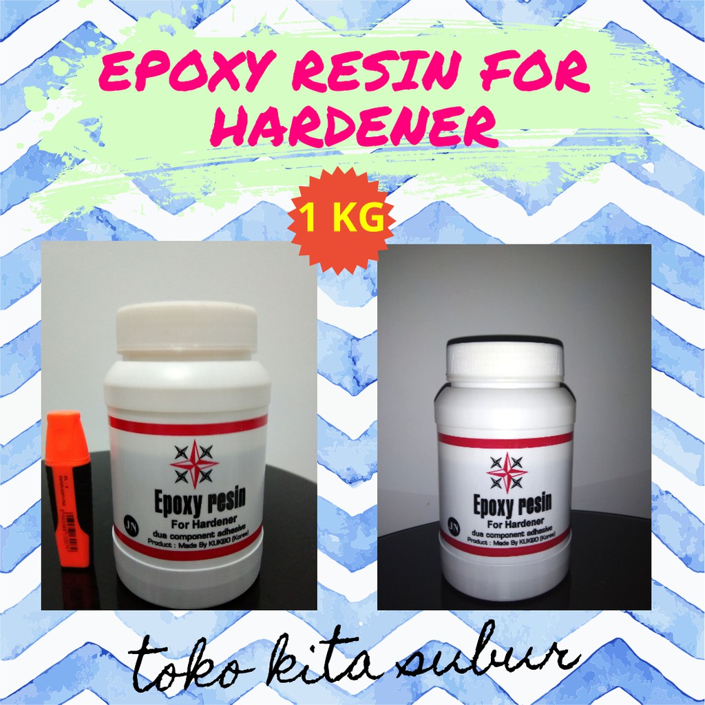 Jual Epoxy Resin for Hardener Kaleng Bulat 1 KG MURAH! | Shopee Indonesia