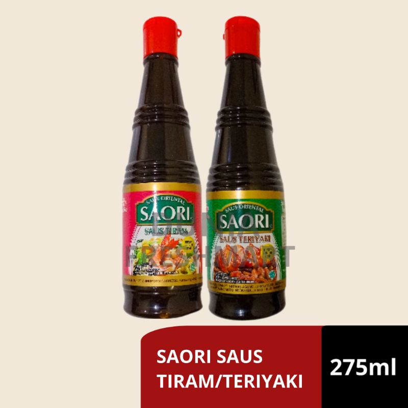 Jual SAORI Saus Teriyaki/SAUS TIRAM BOTOL 275ML OYSTER SAUCE TERIYAKI ...