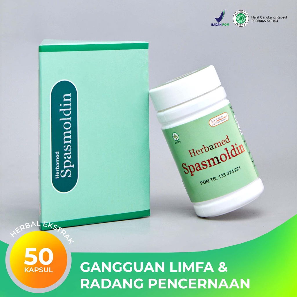 Jual Spasmoldin Obat Herbal Alami untuk Gangguan Limpa dan Radang ...