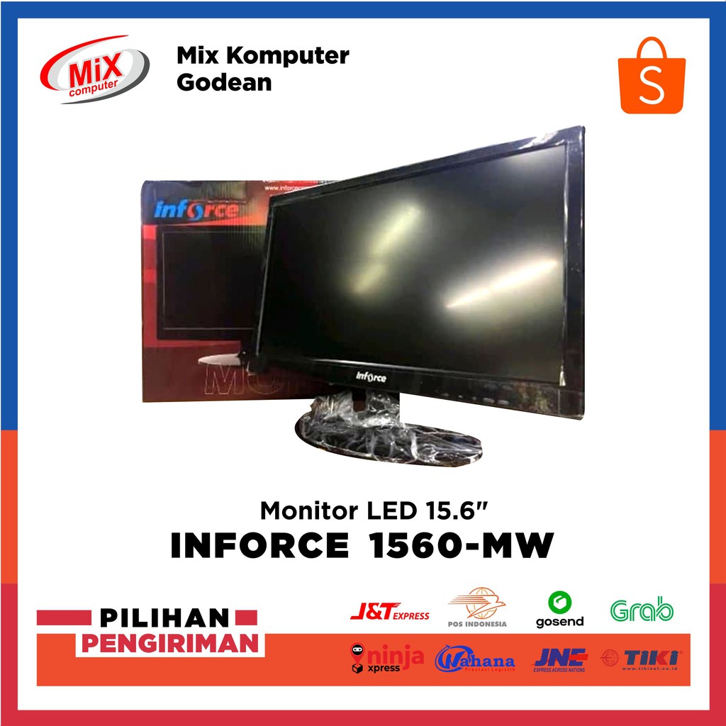 Jual LED Monitor 16" Inforce 1560MW Slim 75Hz (HDMI + VGA) | Shopee ...