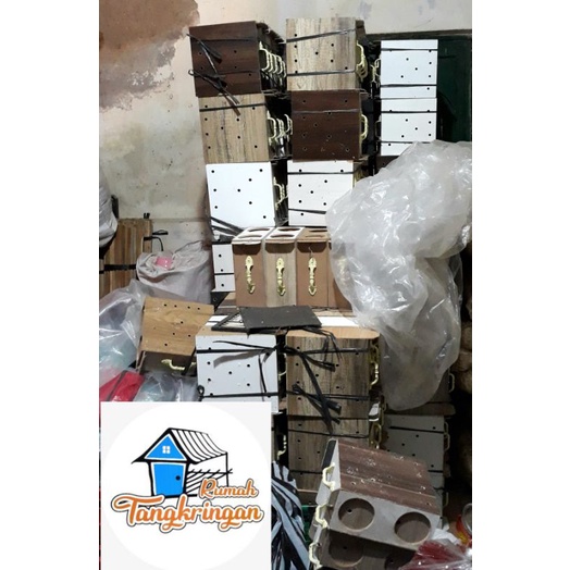 Jual Box burung 1 ruang dan 2 ruang, kotak untuk membawa burung ...