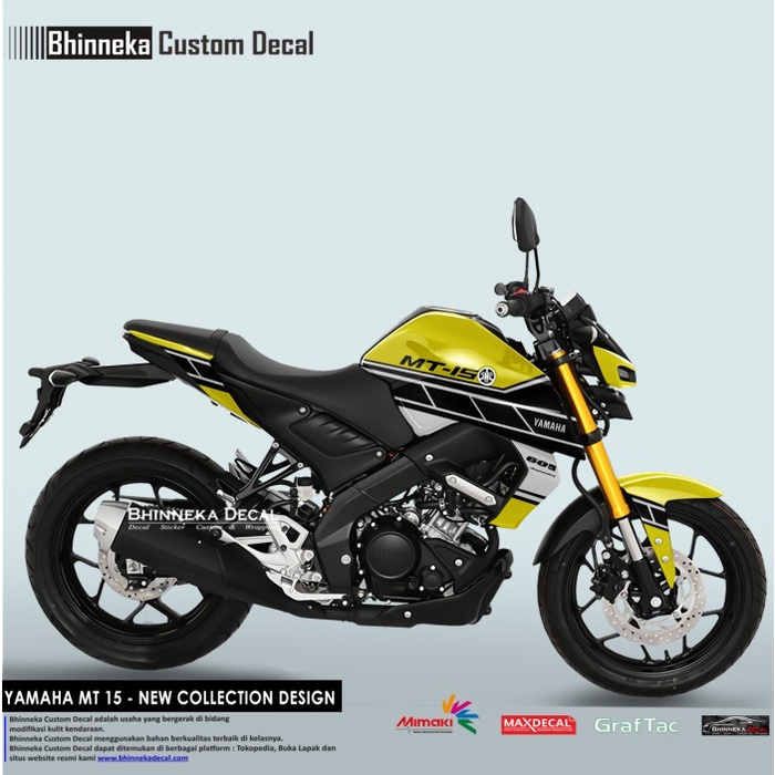 Jual DECAL STICKER MT 15 60TH | Shopee Indonesia