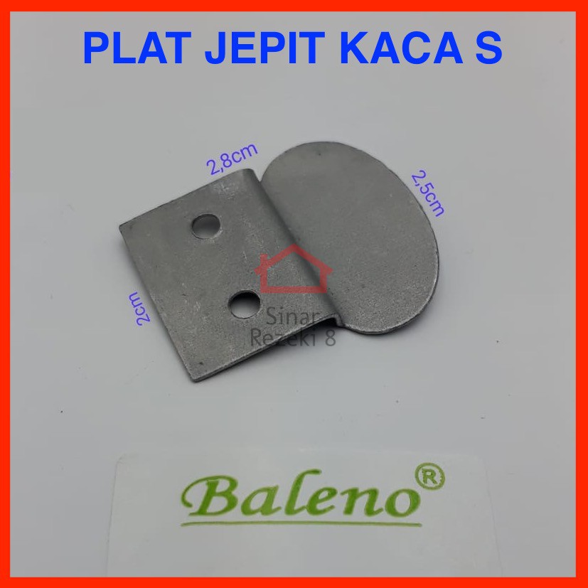 Jual Plat Kaca S / Penahan Klem Besi Jepit Jepitan Z Jepitan Siku Kaca ...
