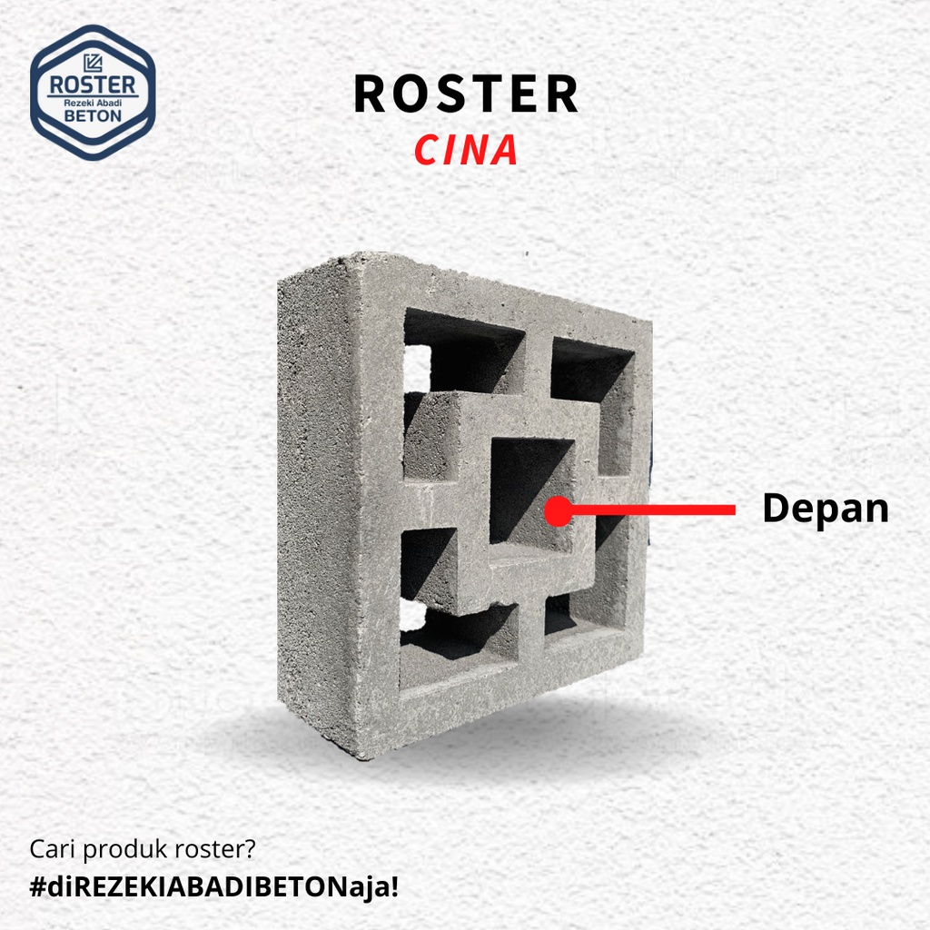 Jual Roster Cina,Roster Beton,Roster Minimalis,Roster Kotak | Shopee ...