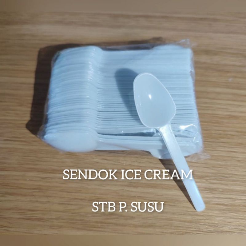 Jual Sendok Teh STB Isi 100pcs / Sendok Ice Cream Pudding Putih Susu ...