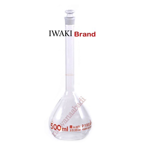 Jual IWAKI.5640-200. Labu Ukur Clear 200ml Glass Stopper | Volumetric Flask - Lab | Shopee Indonesia