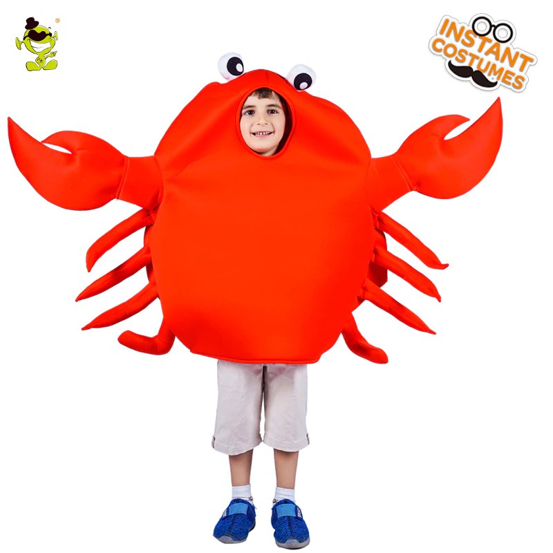 Jual Gratis ongkir New Red Crab Mascot Costume Cosplay Party Cute Child ...