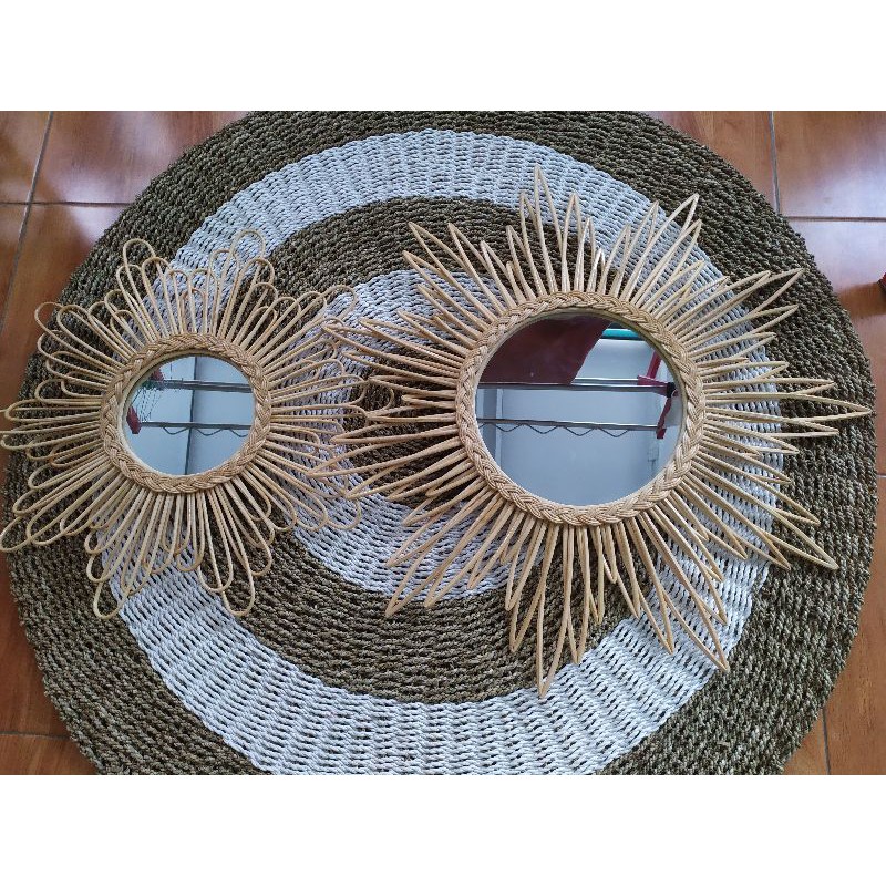 Jual Cermin Rotan Natural | Shopee Indonesia