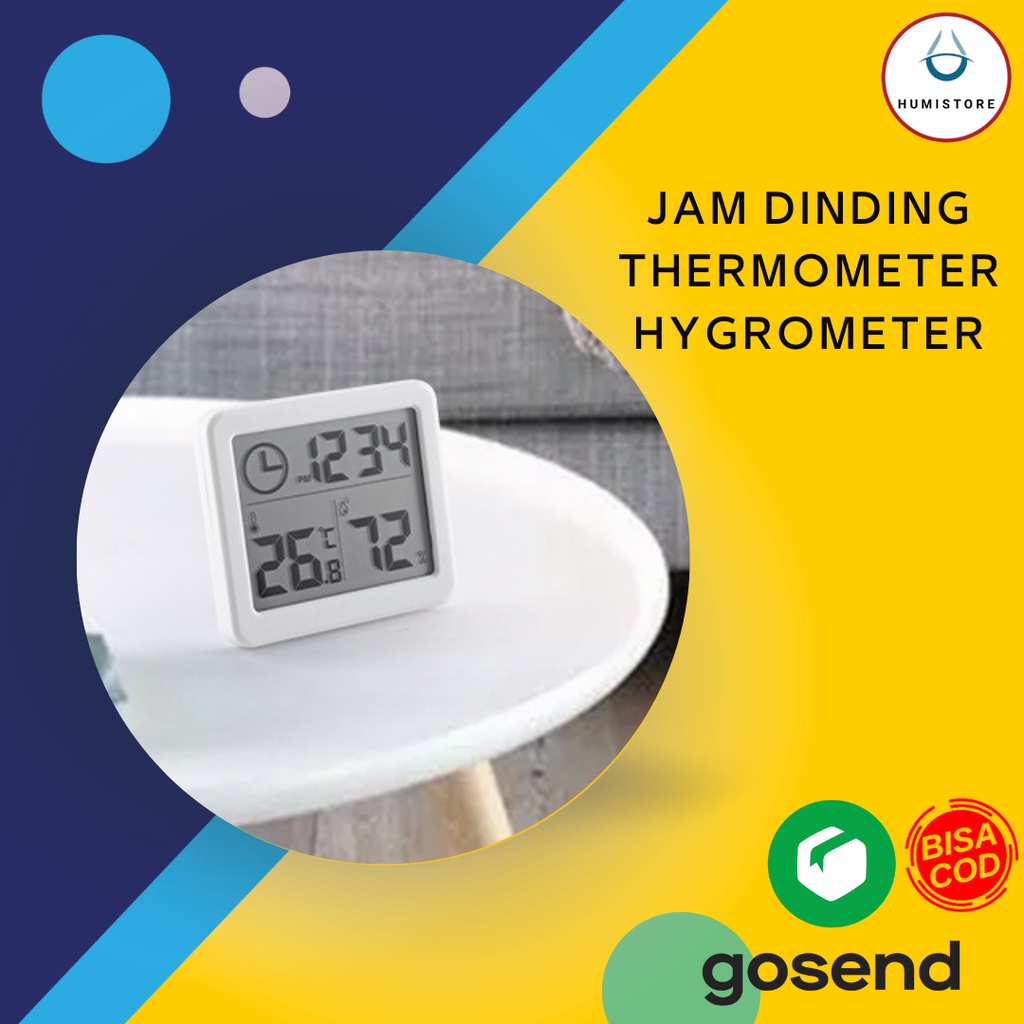Jual Jam Digital Meja Dinding Thermometer Hygrometer Sensor - ZL20 ...