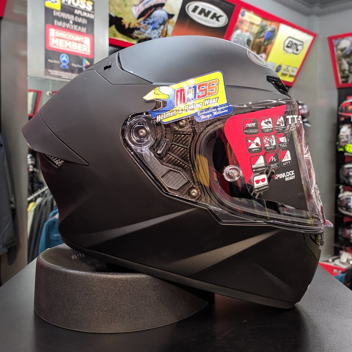 Jual Helm KYT TT Course Solid Polos Black Doft | Fullface | Original ...