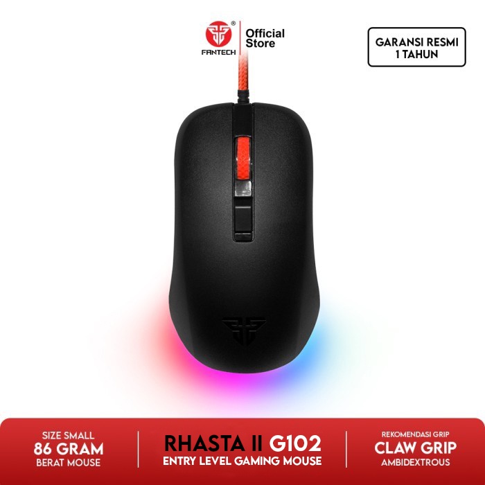 Jual [100% ORI] Fantech G102 RHASTA II Mouse Gaming | Shopee Indonesia