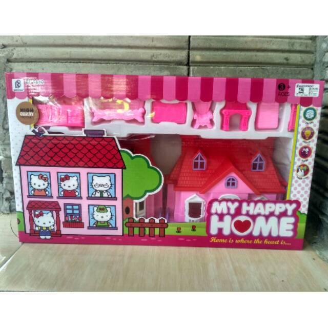 Jual Mainan My Home Hello Kitty , Frozen / Mainan Miniatur Rumah Boneka ...