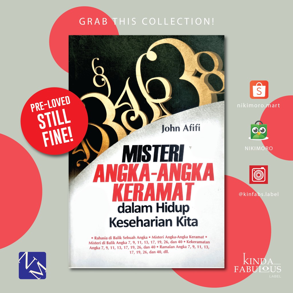 Jual Misteri Angka-Angka Keramat dalam Hidup Keseharian Kita | Shopee ...