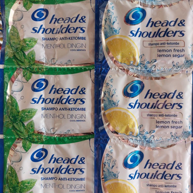 Jual SHAMPO HEAD & SHOULDERS COOL MENTHOL DAN LEMON FRESH SACHET 10mL ...