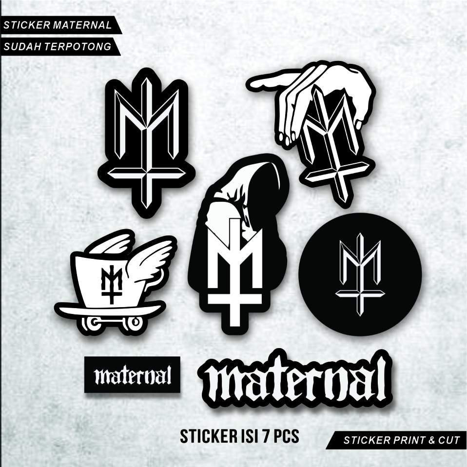 Jual Sticker Maternal Pack Stiker Maternal Sticker Brand Stiker Brand ...