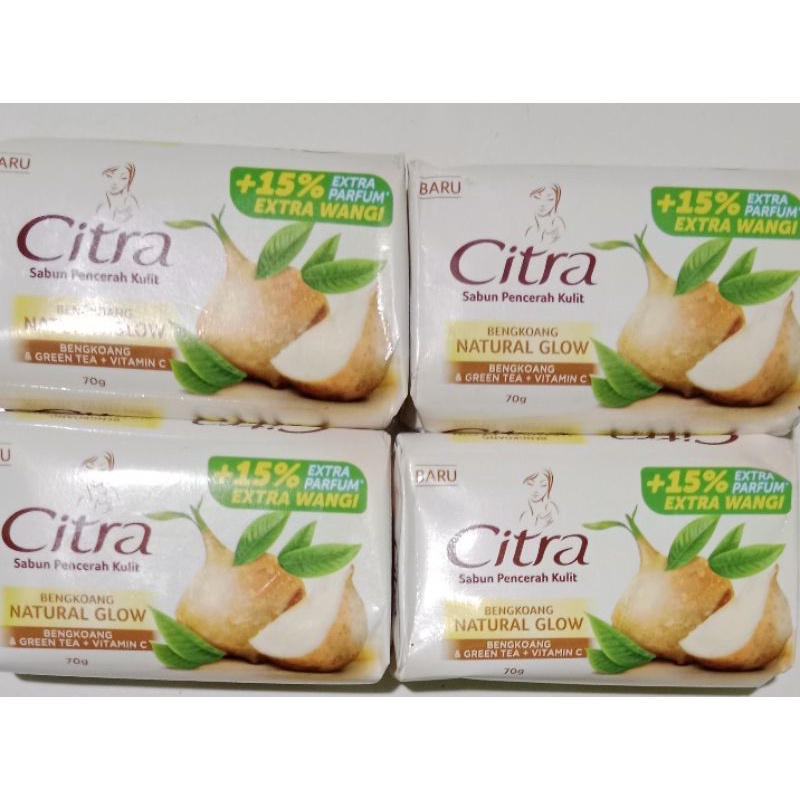 Jual Sabun mandi citra bengkoang natural glow pencerah kulit 4 x 70g ...
