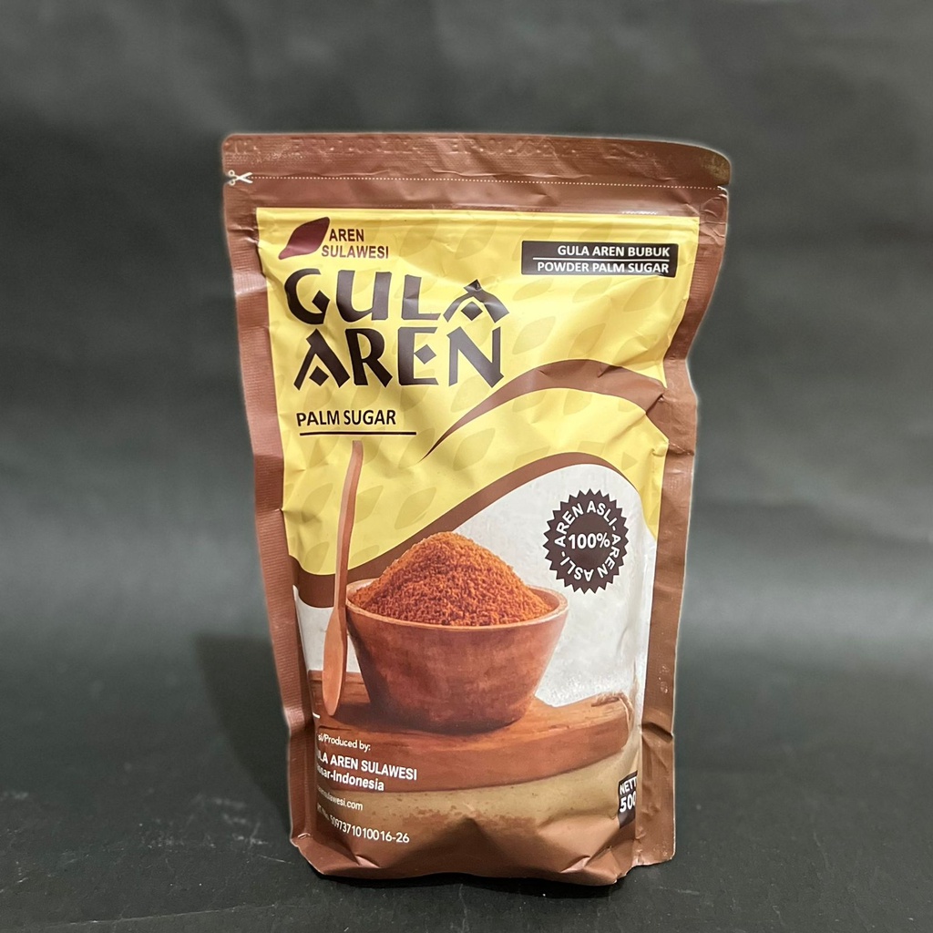 Jual GULA AREN BUBUK ASLI 500 gr | POWDER PALM SUGAR | AREN SULAWESI ...