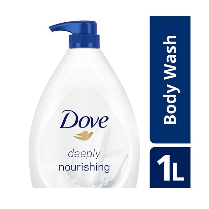 Jual b1f0ww Dove Deeply Nourishing Body Wash 1000 Ml Botol 1 Liter ...