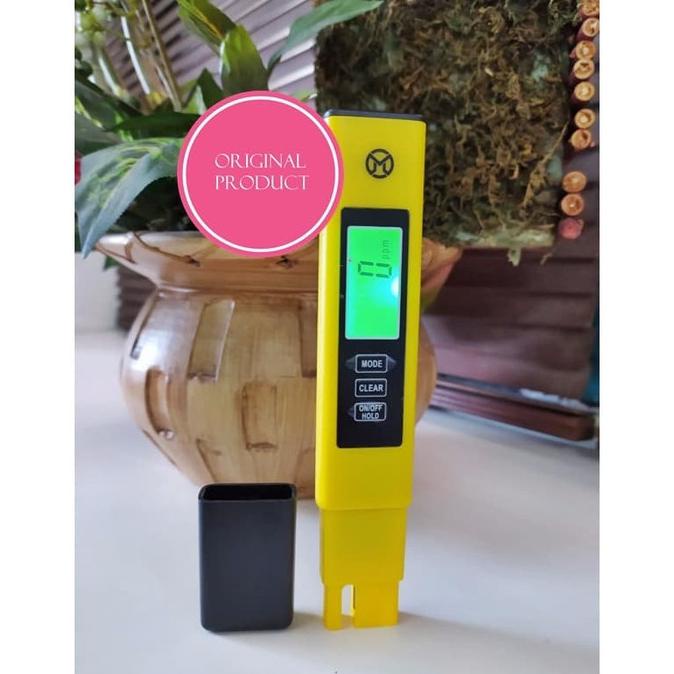 Jual TDS & EC Meter Kuning Alat Ukur Pada Hidroponik / TDS Dan EC Meter ...
