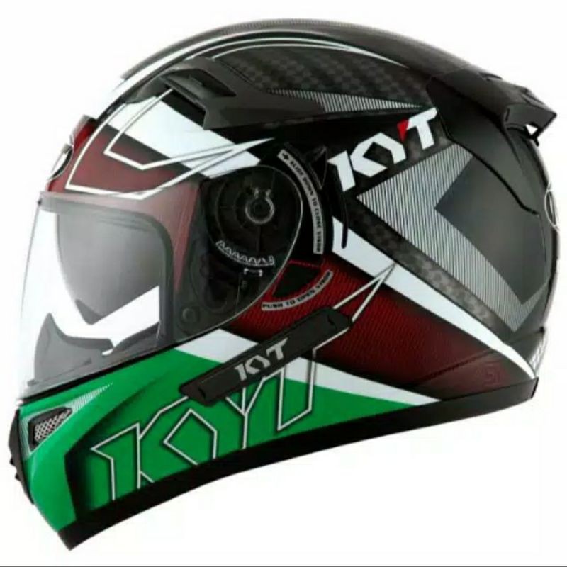 Jual Helm KYT K2 Rider Spot Light Green | Shopee Indonesia