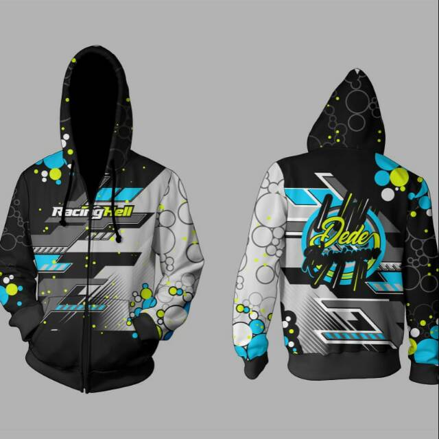 Jual Jaket Racing Hell Fullprint (Custom) | Shopee Indonesia