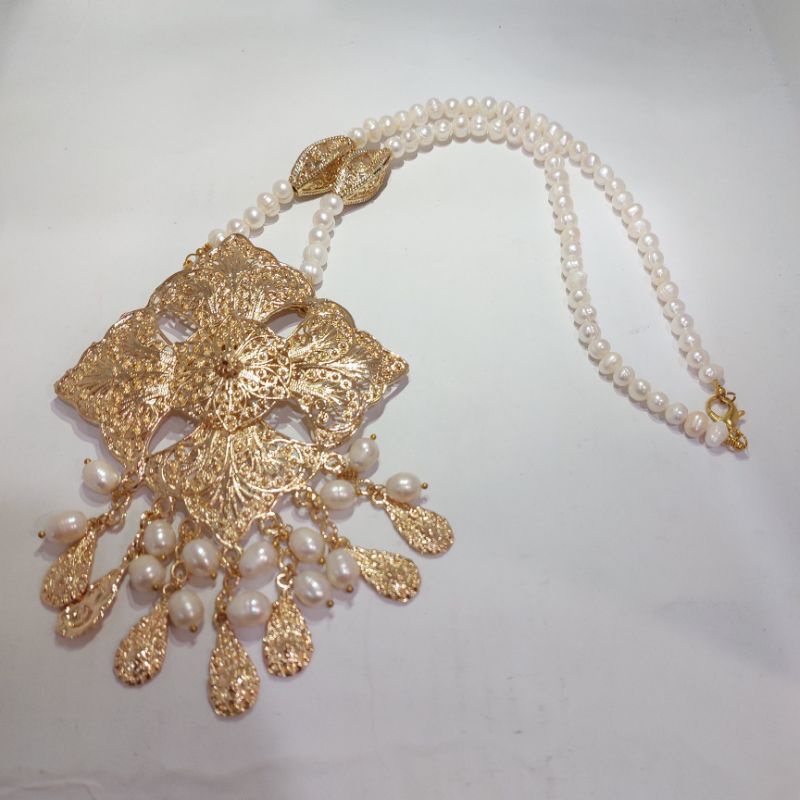 Jual Kalung Etnic Mutiara Air Tawar | Shopee Indonesia