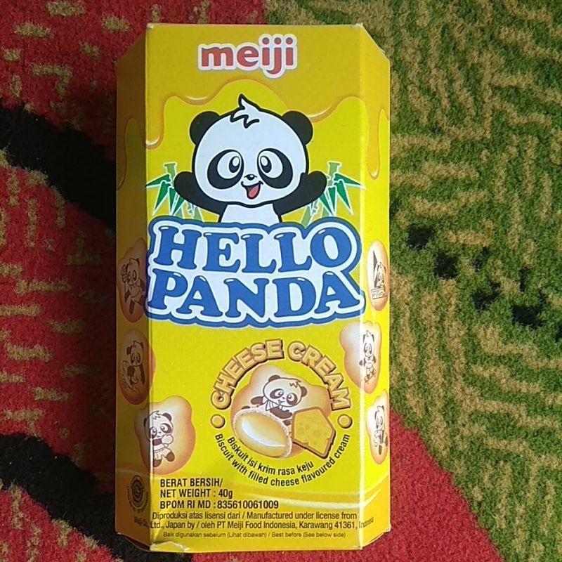 Jual MEIJI HELLO PANDA CHEESE CREAM 40g | Shopee Indonesia