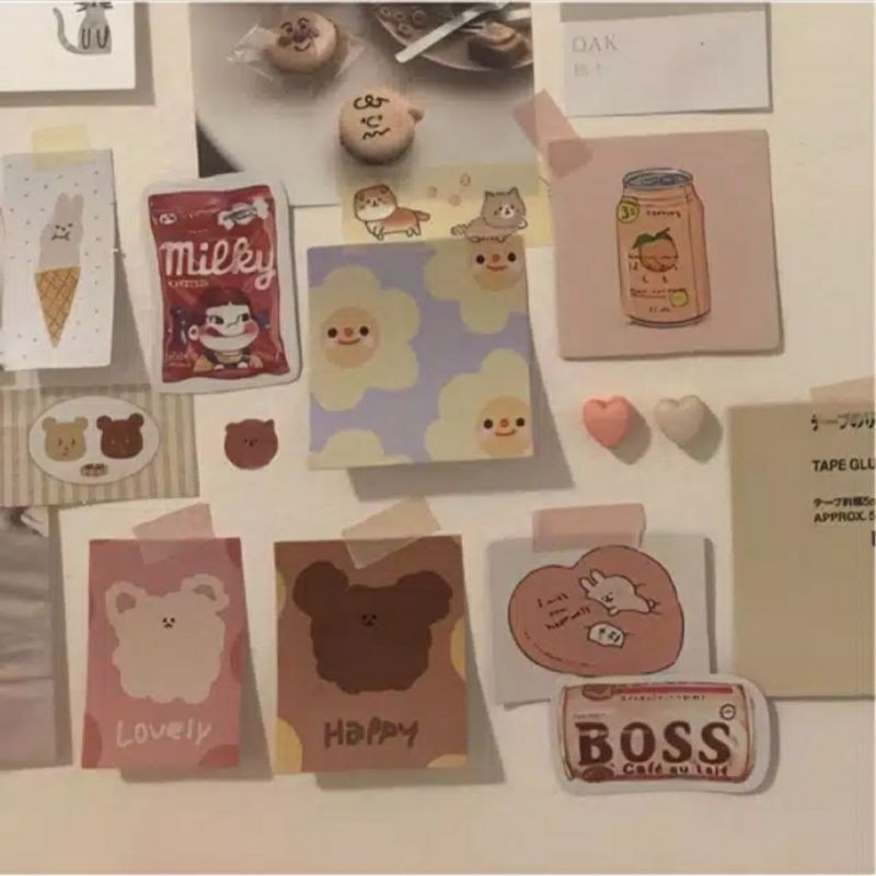 Jual STICKER POSTER MINI LUCU AESTHETICC PART 2 | Shopee Indonesia