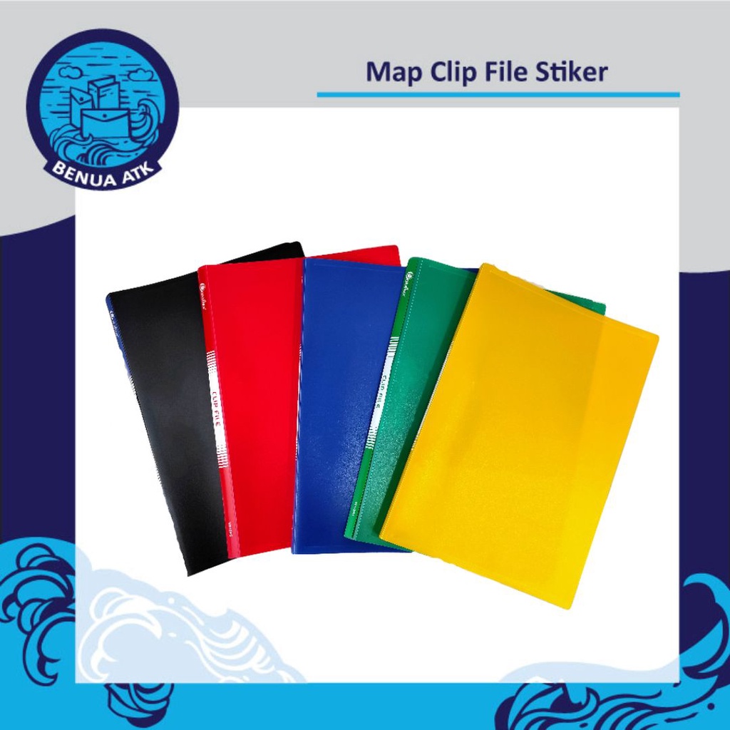 Jual Map Plastik Clip File Jepit Stiker Folio Dataflex | Shopee Indonesia