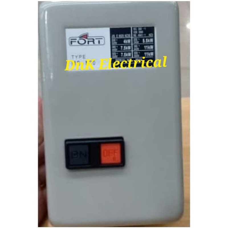 Jual Motor Starter/Dol Starter Metal Box 3 Phase/3P FORT MSN-25 ...