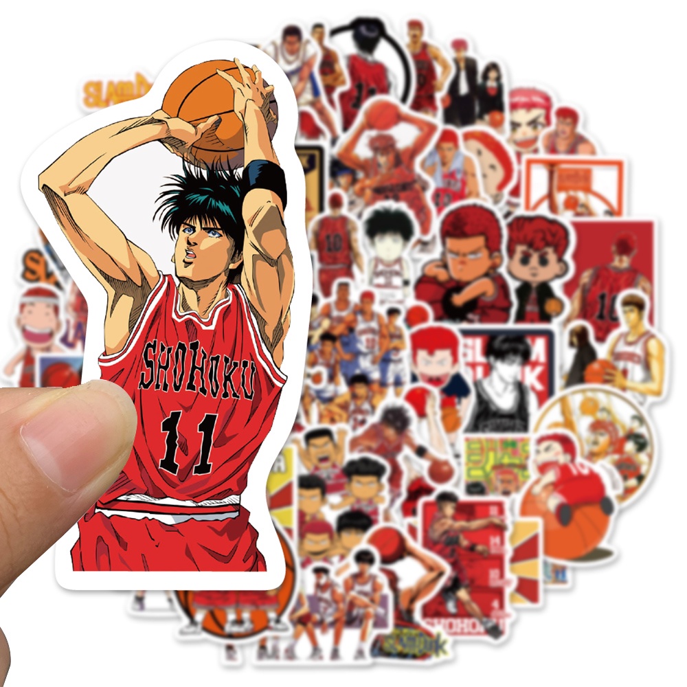 Jual Stiker Anime Jepang Slam Dunk isi 24 pcs | Shopee Indonesia