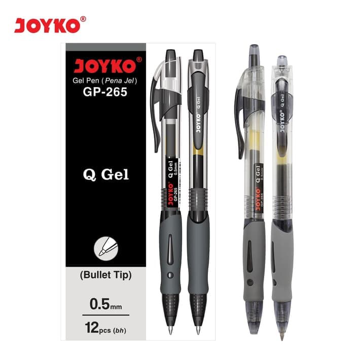 Jual Pulpen Gel Joyko Gel Pen Cetek Joyko GP-265 0.5mm | Shopee Indonesia