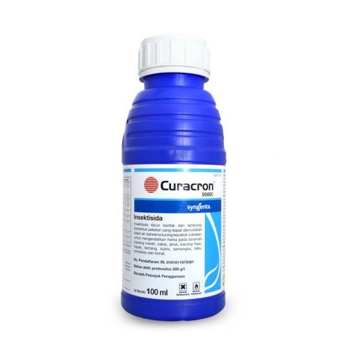 Jual Insektisida Curacron 500EC 100ml pengendali ulat & serangga ...