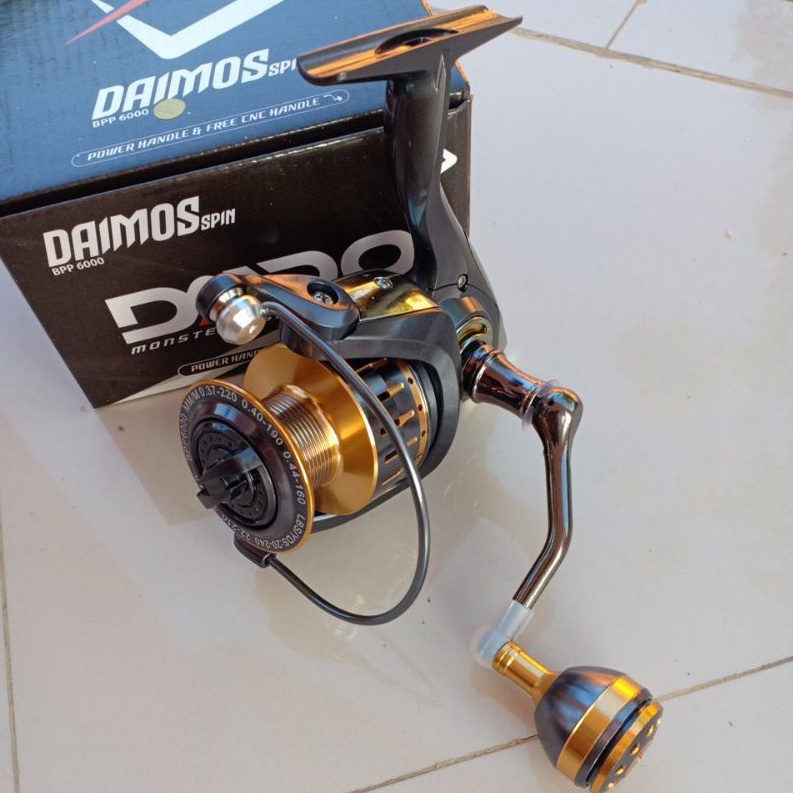 Jual reel daido daimos spin 6000 ph | Shopee Indonesia