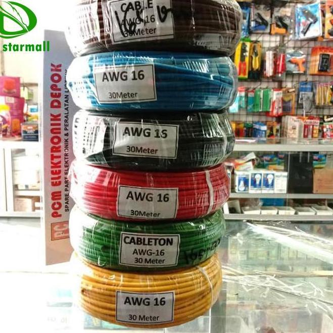 Jual Kabel Serabut Tebal Awg16 Made In Japan Cable Ton Awg 16 ...