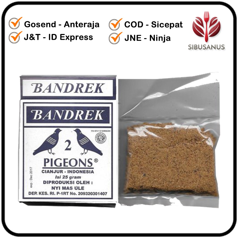 Jual BANDREK PIGEONS Bandrek Cap 2 Pigeon Bandrek Instan Saset Asli ...