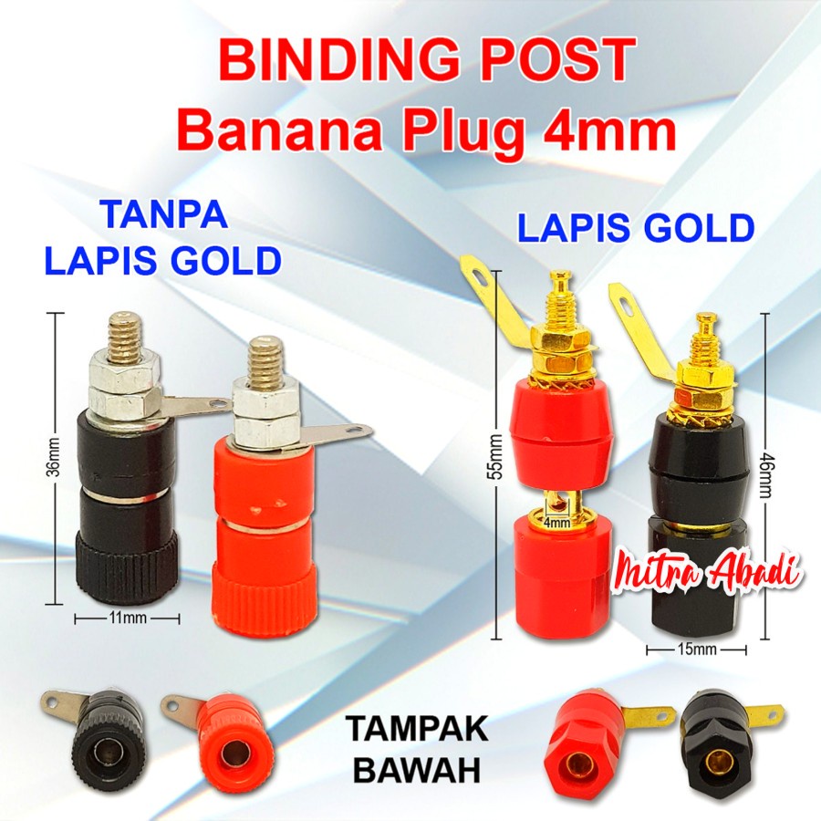 Jual Binding Post Banana Plug 4 mm Female | Shopee Indonesia