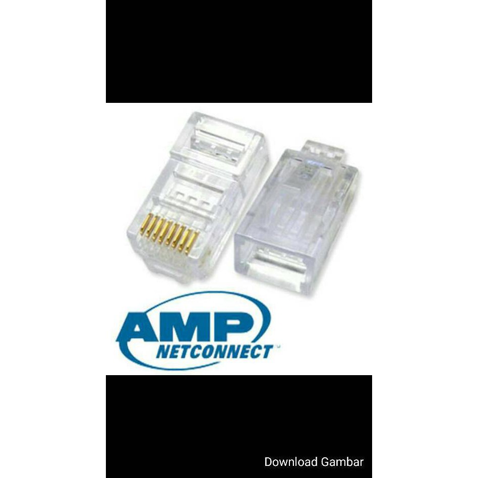 Jual Jack Rj 45 Amp Pcmja29 Ayo Beli | Shopee Indonesia